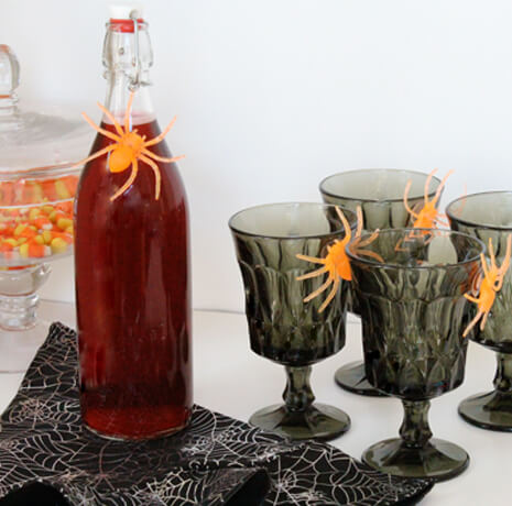 Halloween Blood Red Punch Recipe - The Paisley Box